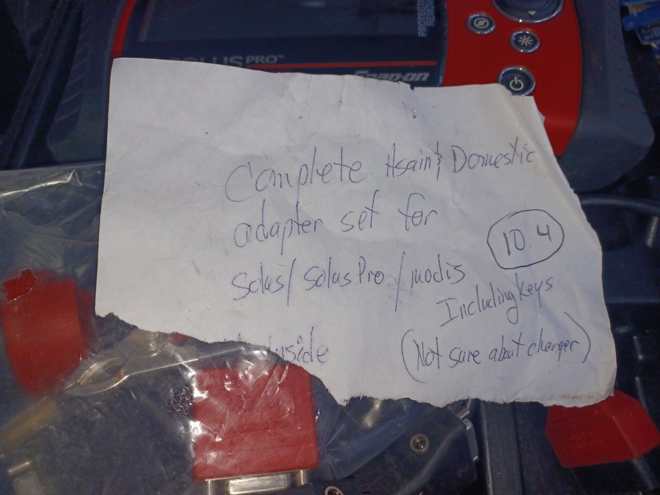 Snap-On Solus Pro Diagnostic Scanner EESC316 With Cables, Keys & Hard ...