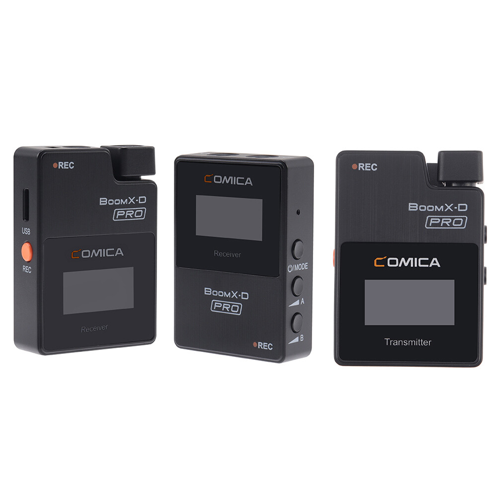 comica BoomX-D PRO Wireless Lavalier Microphone System with 16GB ...