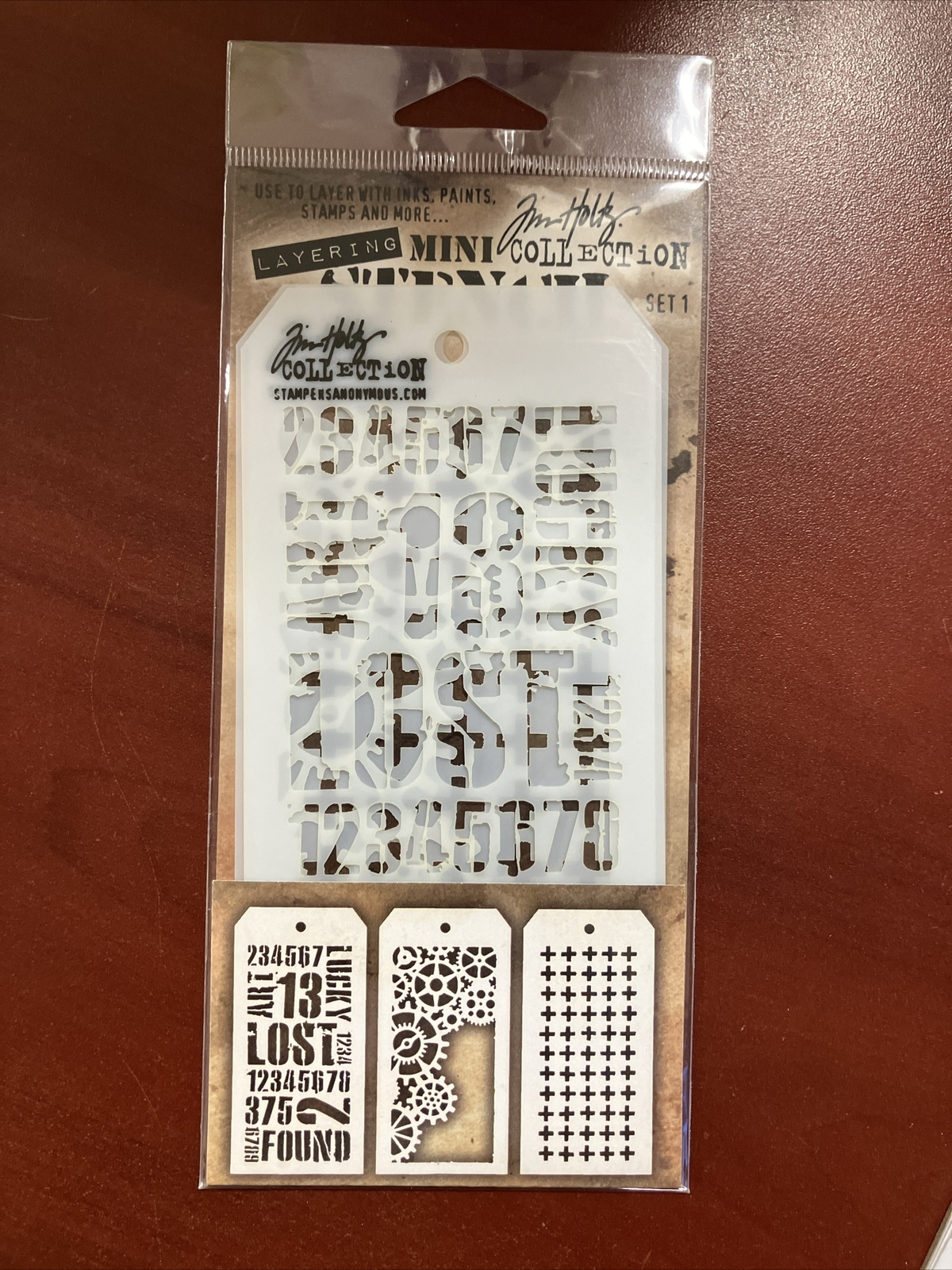 Tim Holtz Mini Layering Stencil, THMST001 Stencil Set #1 | eBay
