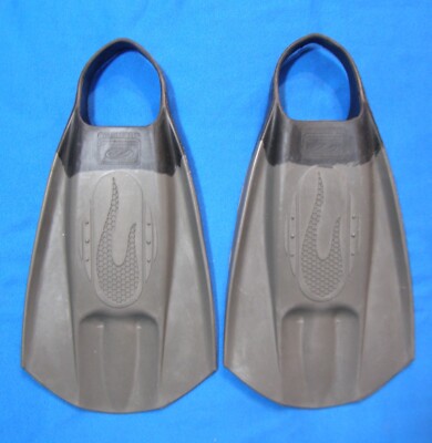 Rip Sharkfinn Bodysurfing Fins Size M 9-10 Black & Gray | eBay