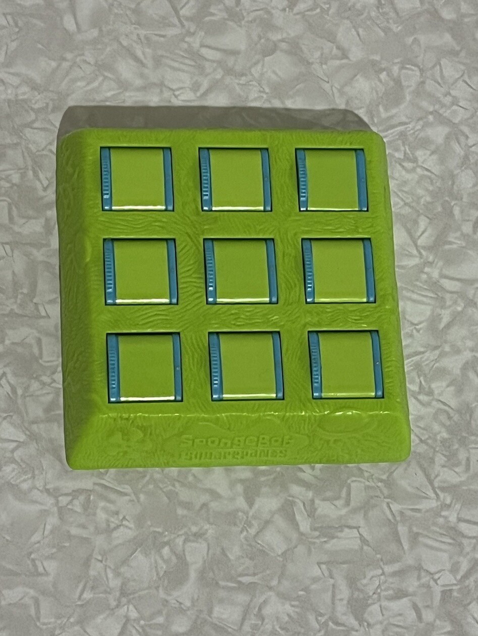 SpongeBob SquarePants Burger King Tic Tac Toe Toy Squidward Tentacles ...