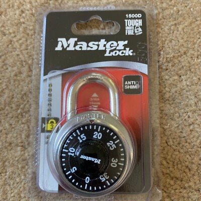 Master Lock 1500D Combination Lock-New | eBay