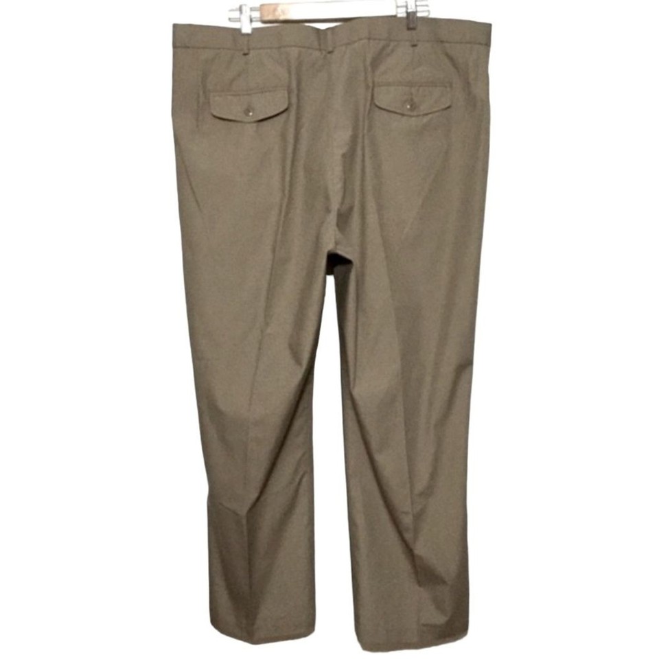HABAND sz 44M Men’s Dress Pants 4 Pockets Fit-Forever Khaki Tan Color ...
