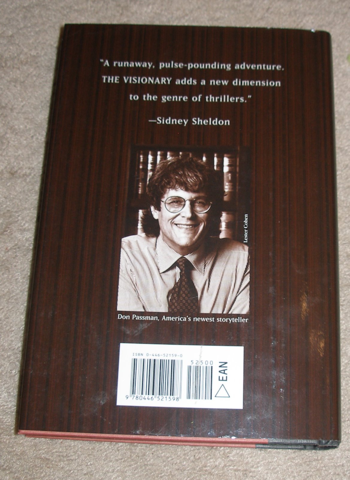 THE VISIONARY by Donald S Passman 1999 HC/DJ 1st Edition 1st Printing ...