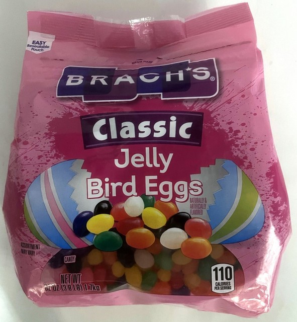 Brach's Classic Jelly Bird Eggs Nearly 4 Lbs 4 Pounds Jellybeans Candy ...