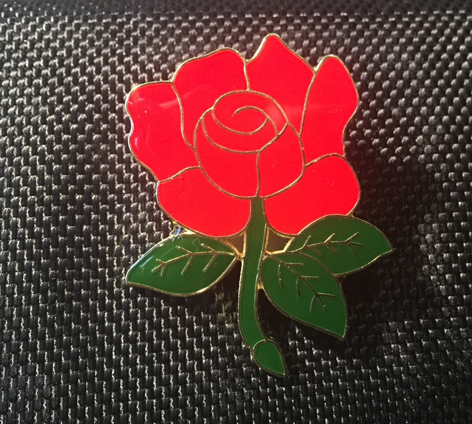 LANCASHIRE RED ROSE LABOUR PARTY ENAMEL PIN BADGE GIFT (PB17) BIGGER ...