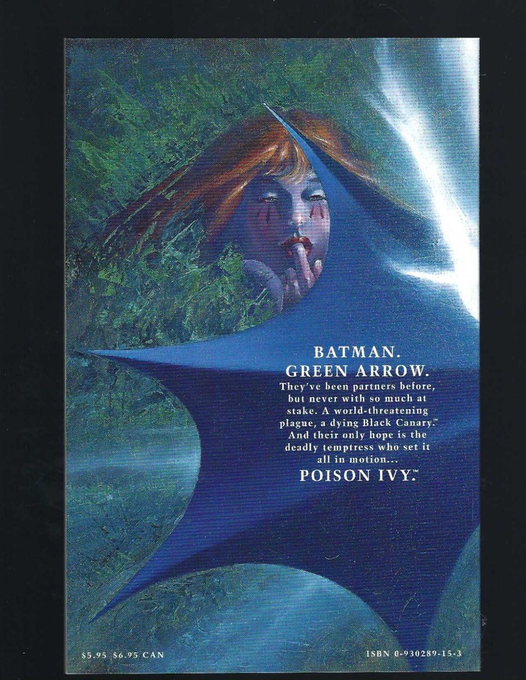 Batman: The Poison Tomorrow [DC, 1992] NM 9.6, Green Arrow & Poison Ivy ...