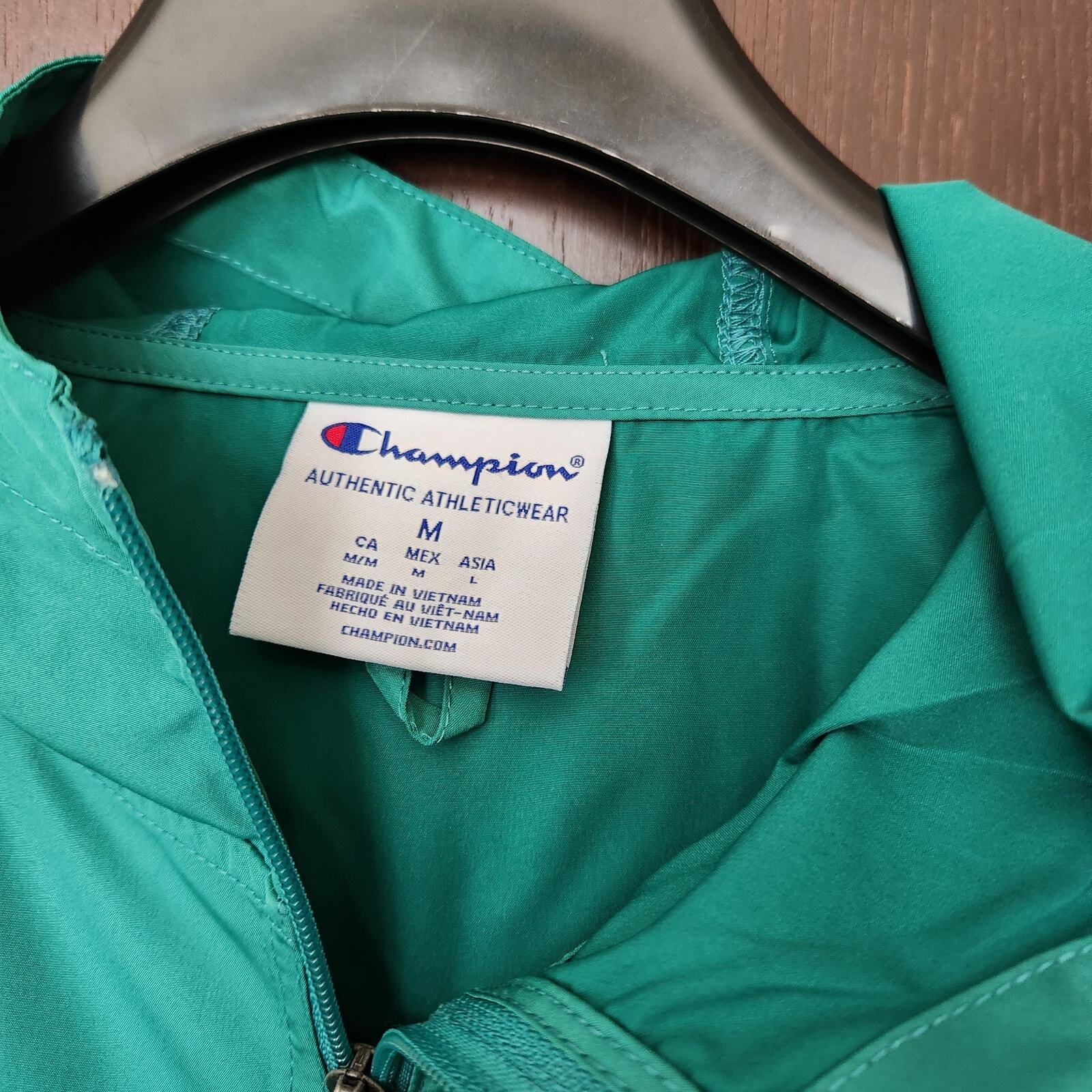 Champion Packable Jacket Off The Grid Green MD men's | eBay