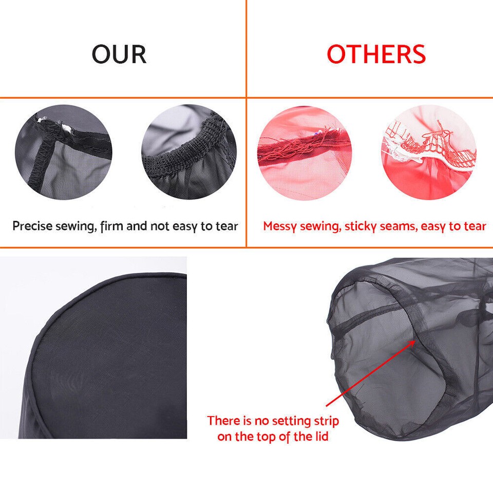 Air Filter Pod Cover Sock Dust Rain Oil Universal 12x15cm Suitable for ...