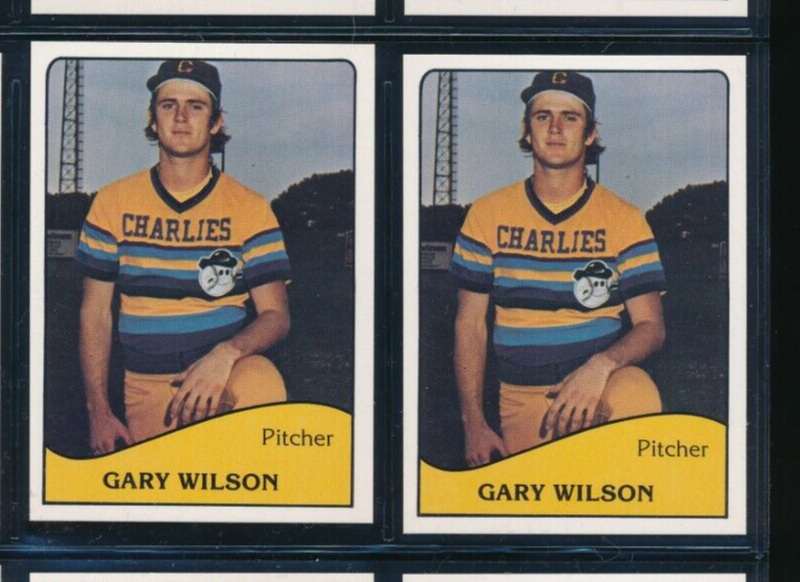 Lot (2) 1979 TCMA #18 Gary Wilson Charleston Charlies Player Lot (HN35 ...