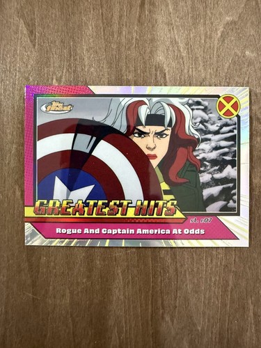 2025 Topps Finest X-Men '97 Greatest Hits ROGUE & CAPTAIN AMERICA #GH ...