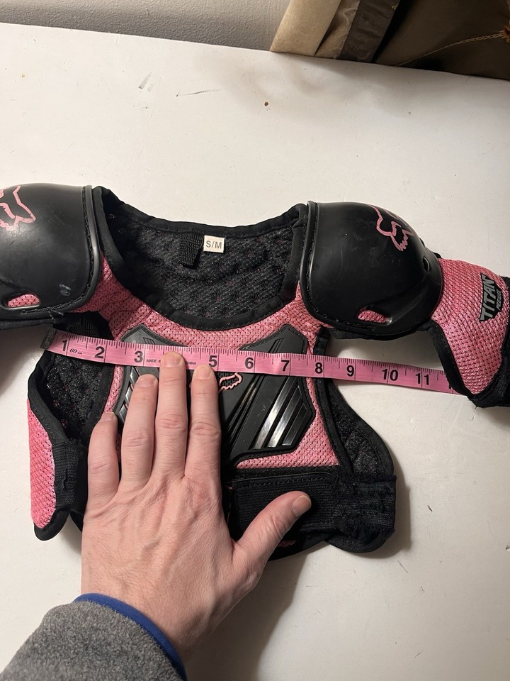 Fox Racing Kids Youth Peewee Titan Chest Pink Protector Roost Guard S/M ...