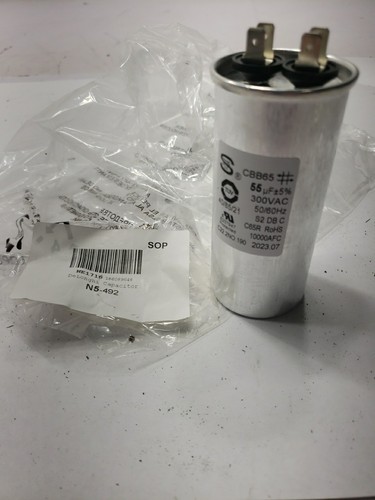 Delonghi NE1716 CBB65 Capacitor 55 UF +- 5% 300 VAC 50/60Hz C65R RoHS ...