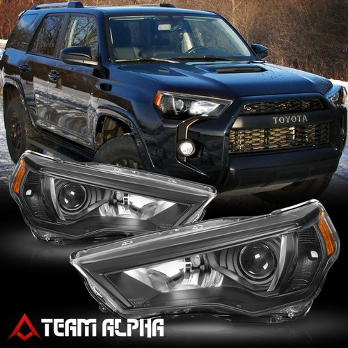 Fits 2014-2020 Toyota 4Runner[Black/Clear]Amber Corner Projector ...