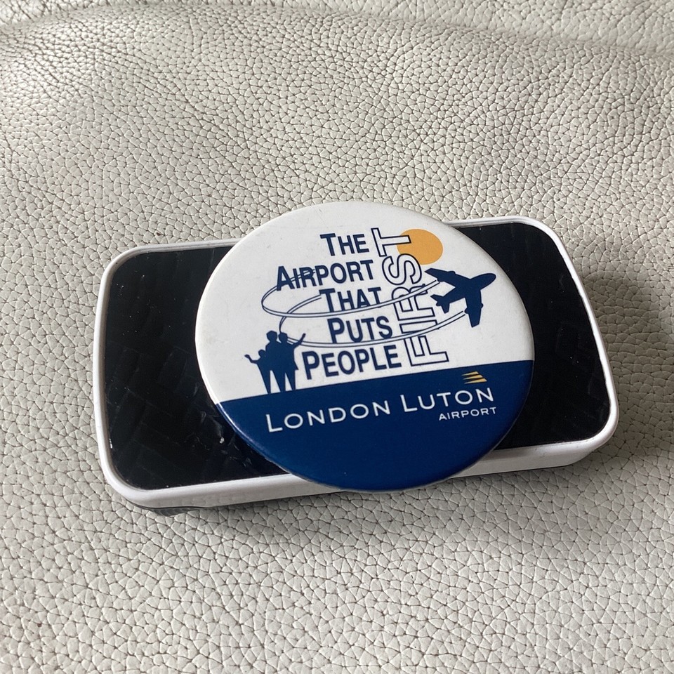 London Luton Airport Vintage Badge | eBay UK