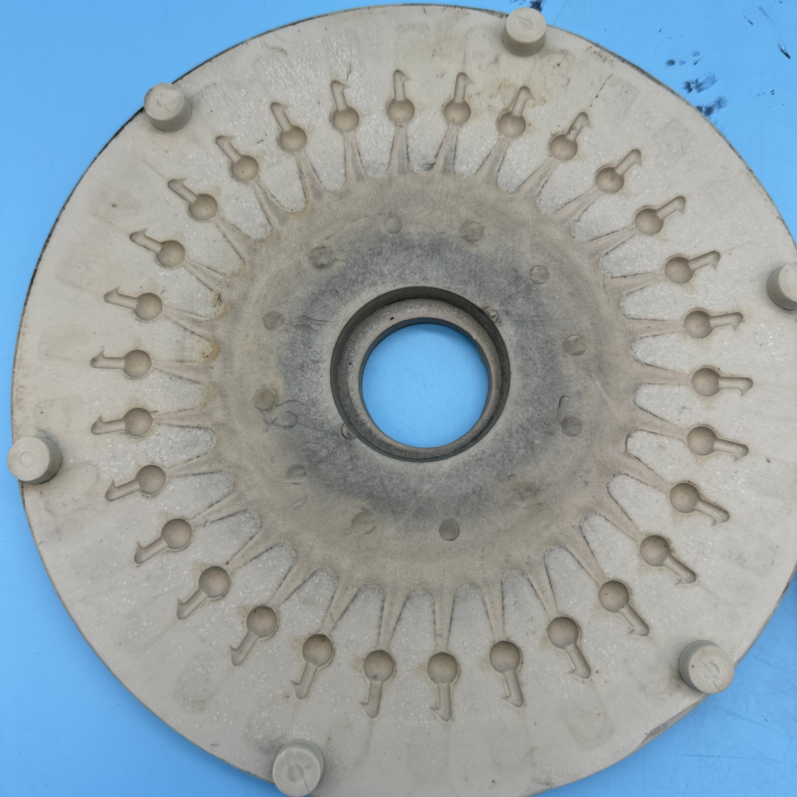 9” Spin Cast Mold for Fishing Lures, Ball Head Jig 1/8oz, 30 Cavity ...