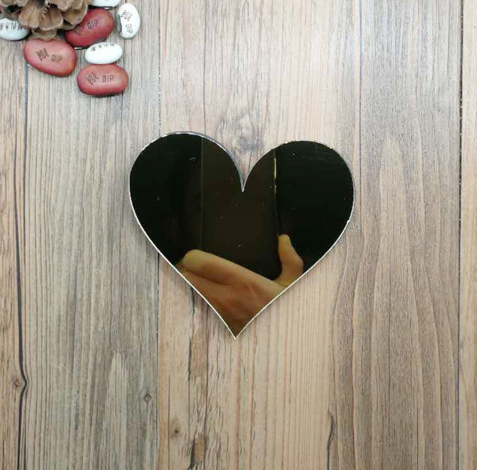 Mirror Wall Sticker Mirror 26 Alphabet Letters/Numbers Art Decor ...