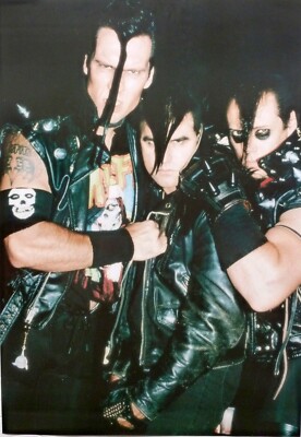 THE MISFITS "GROUP IN LEATHER COATS" U.K. COMMERCIAL POSTER FROM EARLY ...