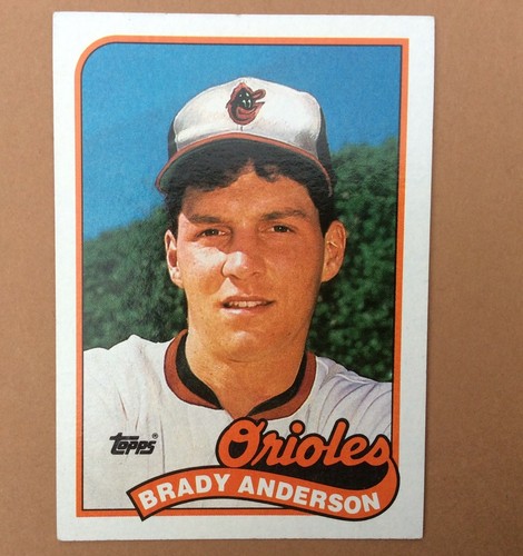 1989 TOPPS Carte BASEBALL n°757 BRADY ANDERSON ORIOLES Trading Card | eBay