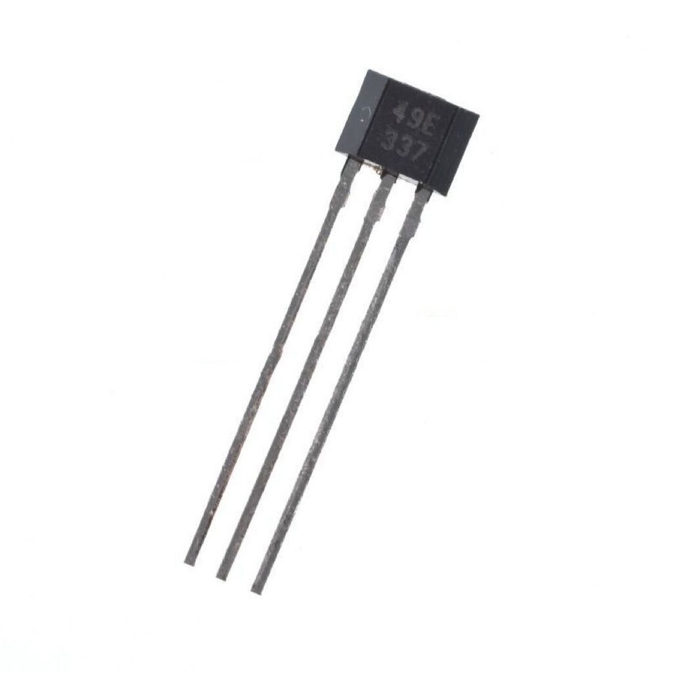10pcs SS49E Linear Hall Effect Sensor 3-Pin Magnetic Field Switch ...
