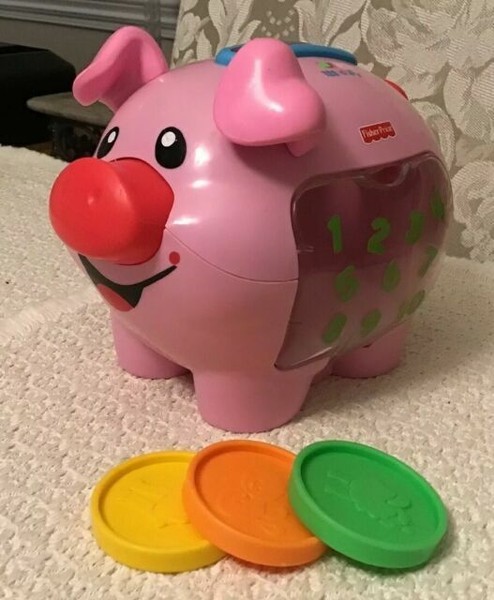 Fisher- Laugh & Learn Learning Piggy Bank Toy Banks for sale online | eBay