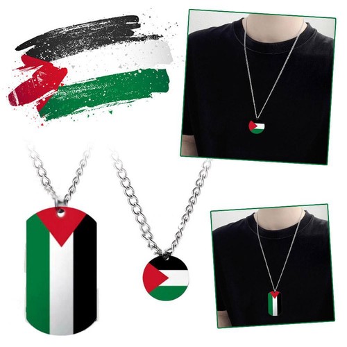 Free Palestine Flag Necklace Chain Pendant NEW | eBay