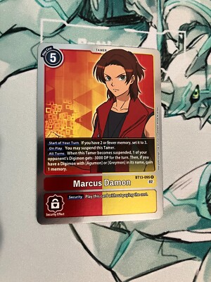 Marcus Damon BT13-095 R Digimon CCG Versus Royal Knights NM | eBay