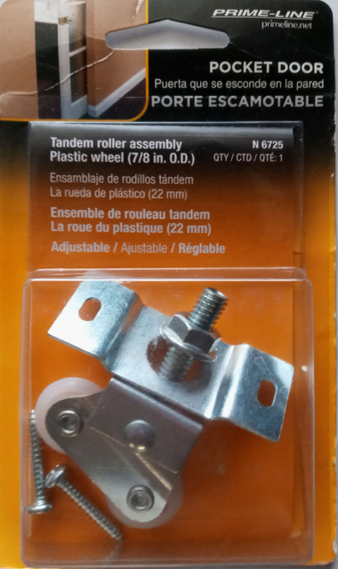 Prime-line Products N 6725 Pocket Door Top Roller Assembly With 7/8 ...