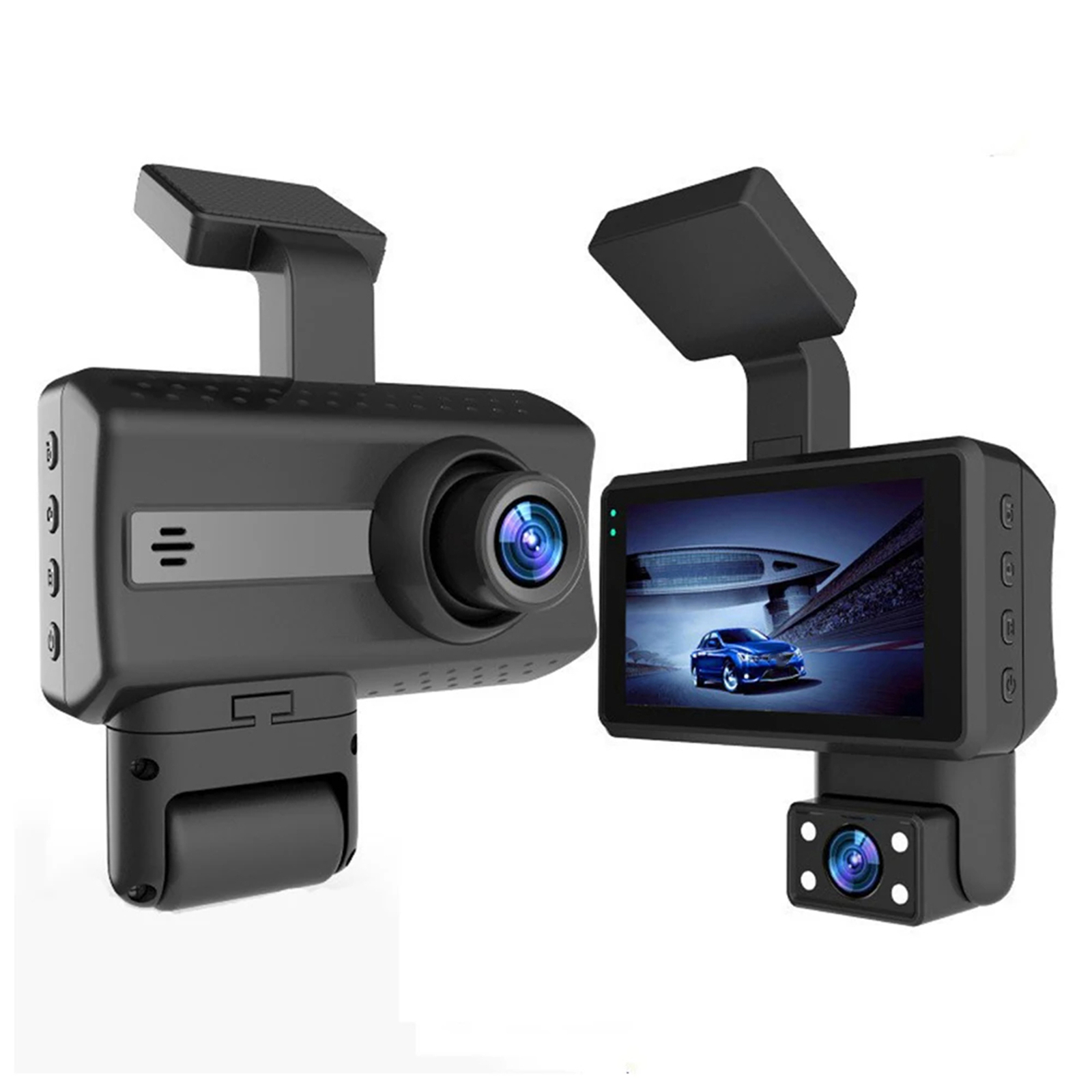Rear-end Collision Evidence Dash Cam 1080p Front 720p Rear High ...