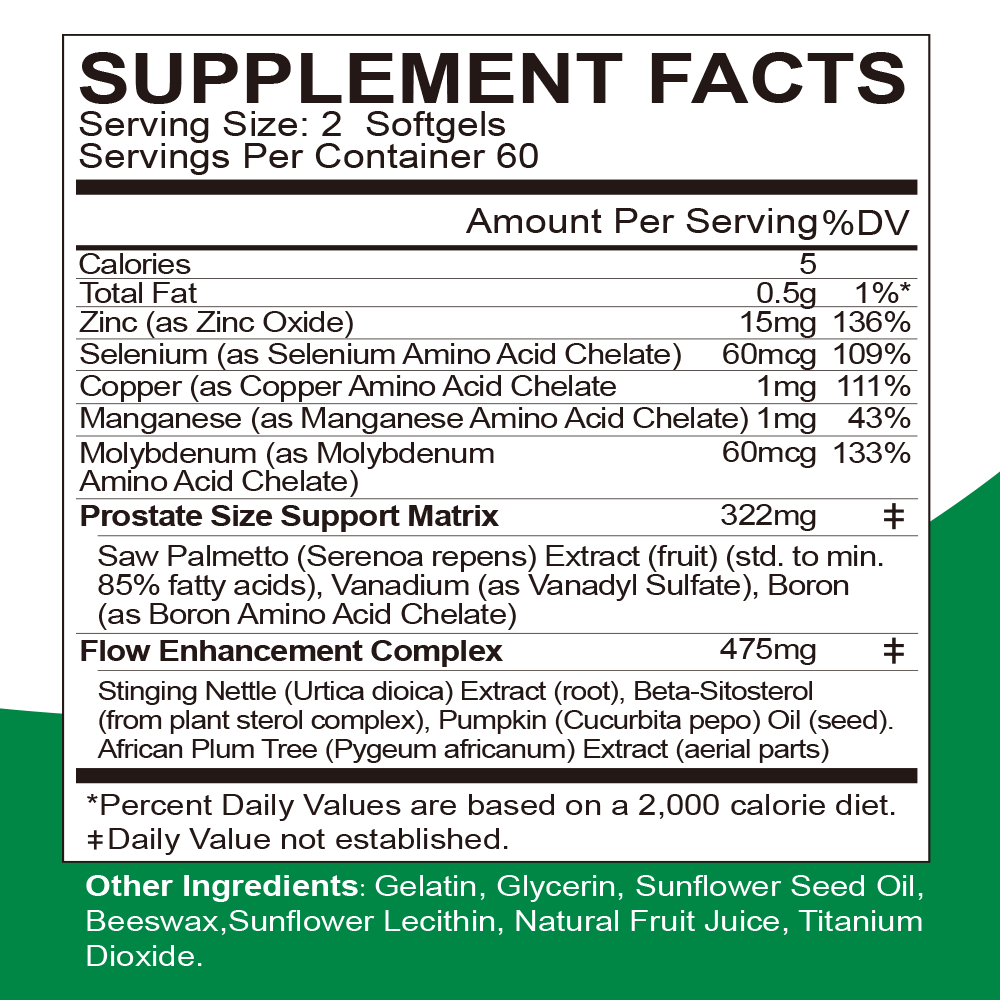 Prostasan Prostate Support Capsules 120ct Shrink Prostate & Relieve ...