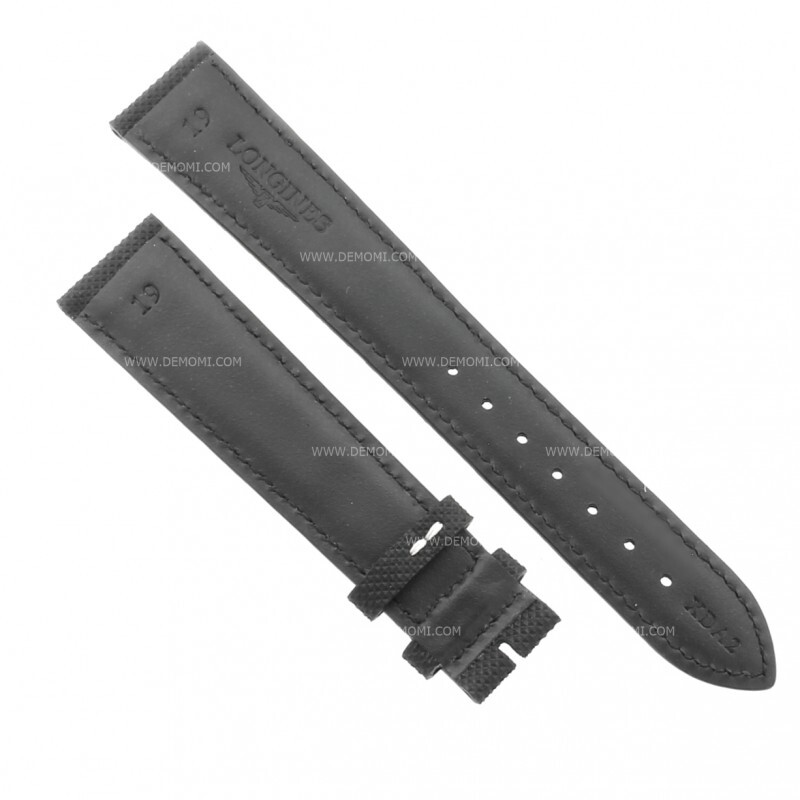 Longines Synthetic Black Strap 19/16 mm Heritage Legend Diver Size XL ...