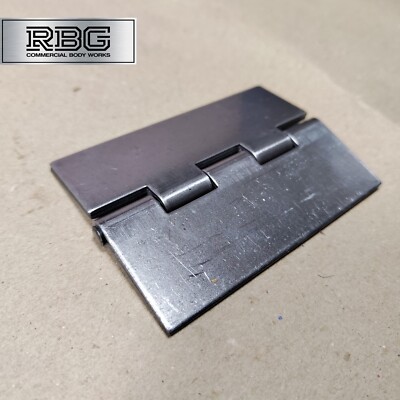 Double Flap Steel Hinges HEAVY DUTY Weld-on 4" 100mm Butt Truck Trailer ...