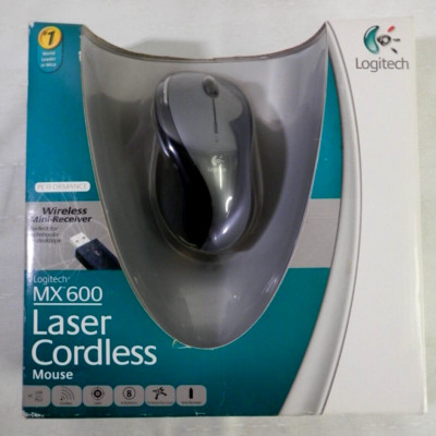 Logitech MX 600 MX600 Wireless Cordless Laser Mouse 8-Button Brand New ...