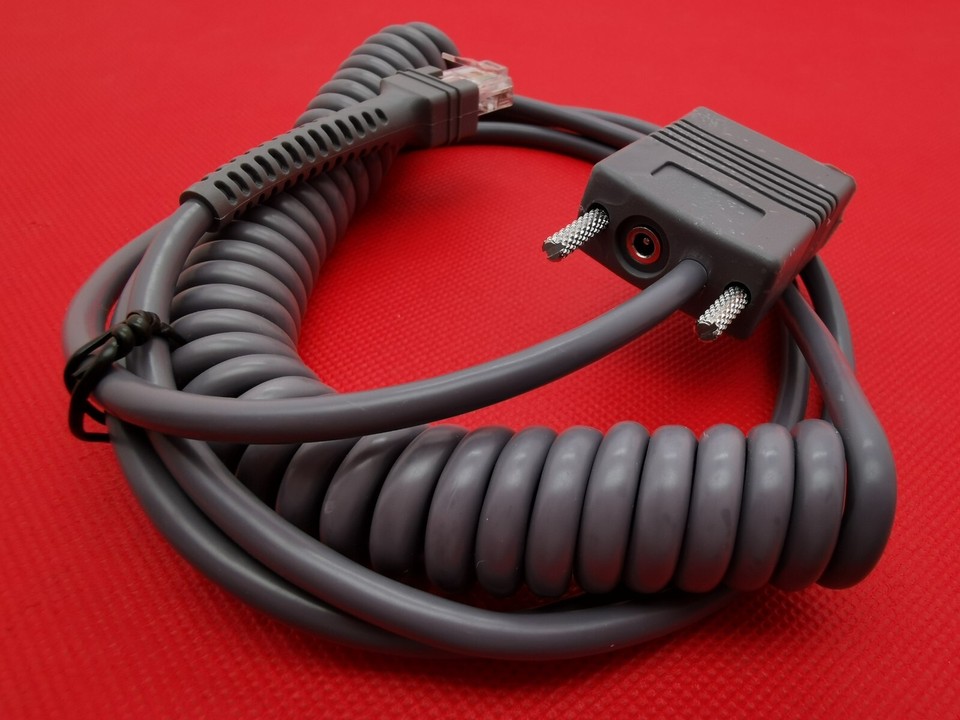 10pc Zebra Motorola Symbol RS232 CBA-2208-RNC3 Scanner Barcode Gun ...