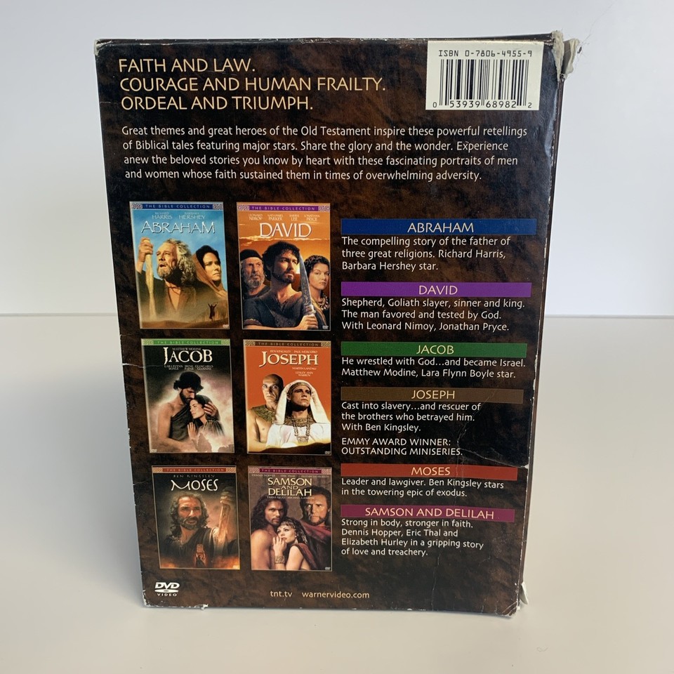The Bible Collection (DVD, 2005, 6-Disc Set) TNT Warner WB Rare Six ...