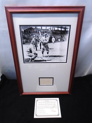 Ty Cobb Original Signed Autograph Cut Signature Detroit Tigers Pirates ...