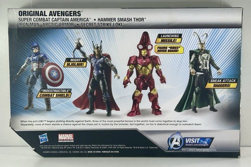 Marvel Universe Original Avengers Action Figure Set Concept Series 4 ...