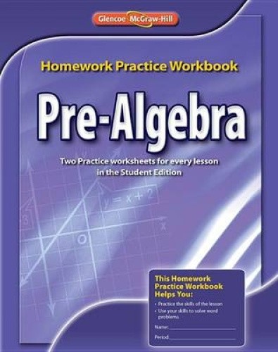 Pre-Algebra Homework Practice Workbook (Merrill Pre-Algebra) [Paperback ...