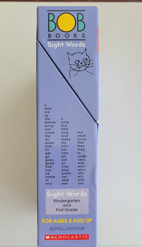 BOB BOOKS Box Set: Sight Words for Kindergarten and First by Lynn ...
