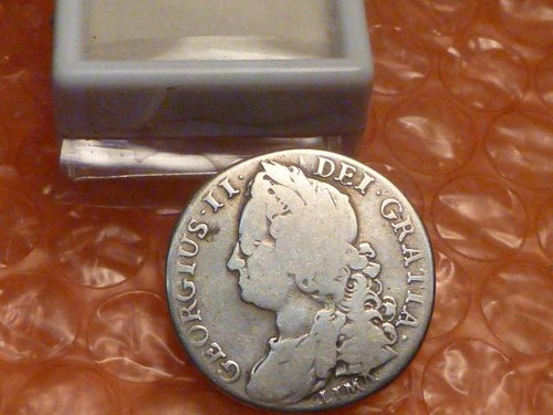 Original 1745 George II LIMA Colonial Silver Shilling Coin #AC | eBay