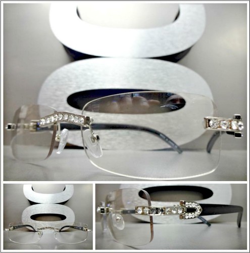 Classy Elegant Sophisticated Hip Hop Rapper Clear Lens EYE GLASSES ...