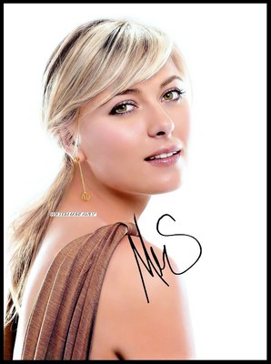 Maria Sharapova, Autographed, Cotton Canvas Image. Limited Edition (MS ...
