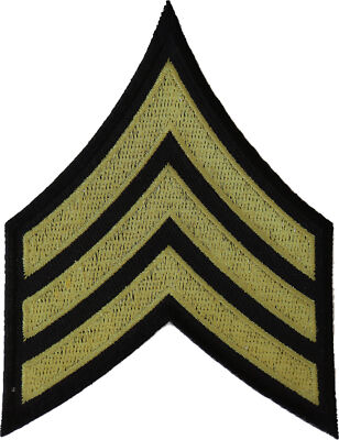 Sergeant Patch- 3x4 inch - P5805 | eBay