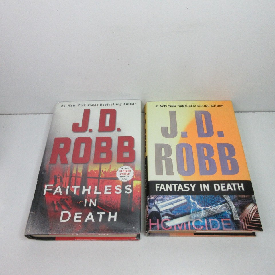 Lot of 8 In Death Series Hardcover Books by JD Robb / Nora Roberts | eBay