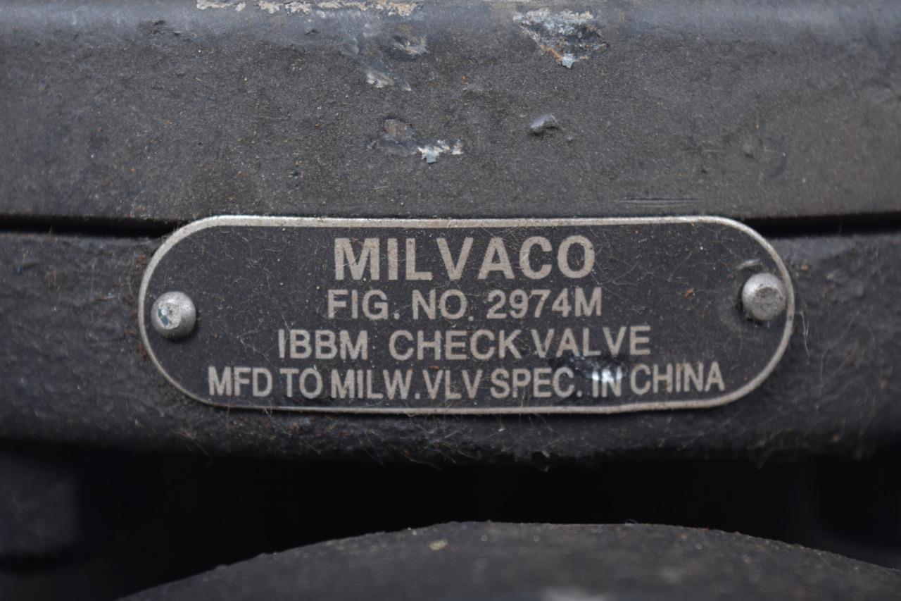 Milvaco Cast Iron 3" IBBM Check Valve Fig 2974M | eBay