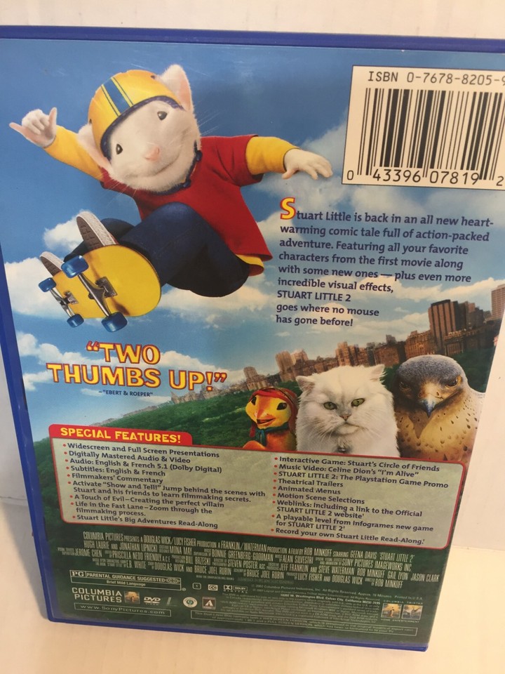 Stuart Little 2 DVD Special Edition/ Ships free Same Day with Tracking ...