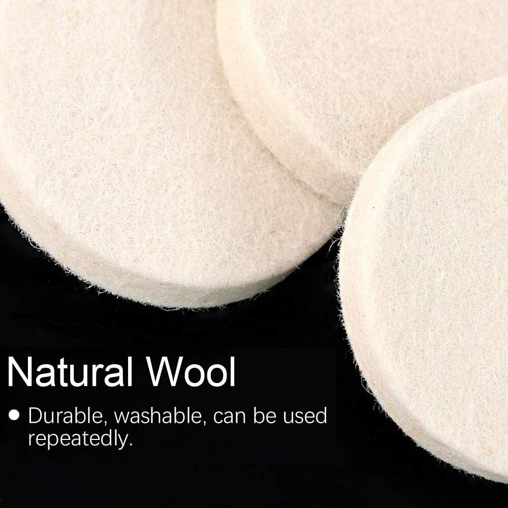 3inch R Type Polishing Wheel Buffing Pads Compressed Wool Felt Fabric ...