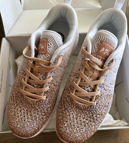 APL Techloom Pro Sneakers Rose Gold Ombre Tennis Running Shoes Size 7.5 ...