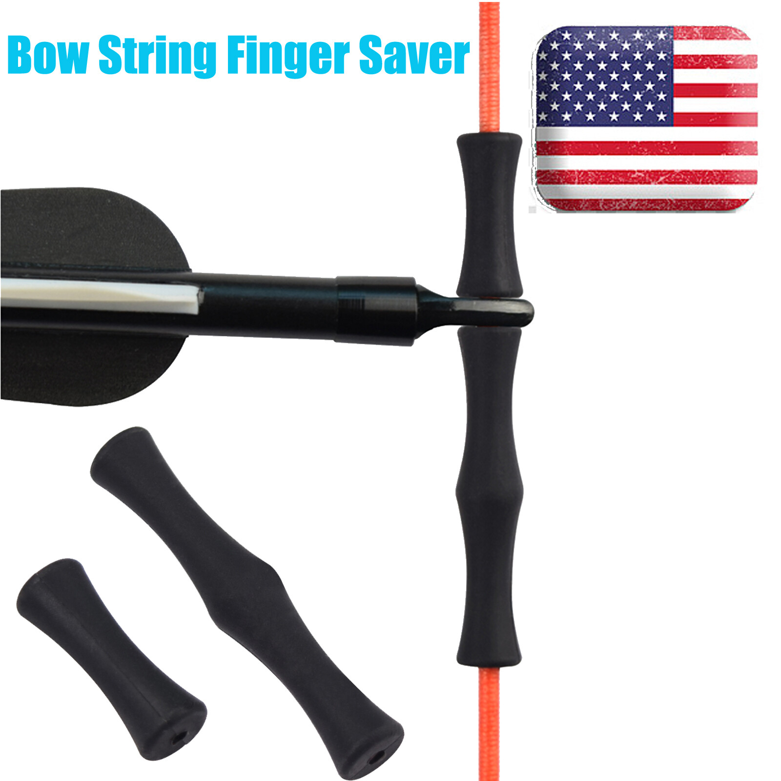 Silicone Bowstring Finger Saver Archery Hunting String Finger Guard ...