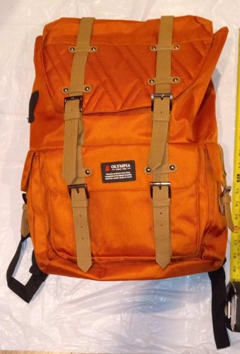 Olympia USA 18" Hopkins Travel Hiking Laptop Backpack Sienna Color | eBay